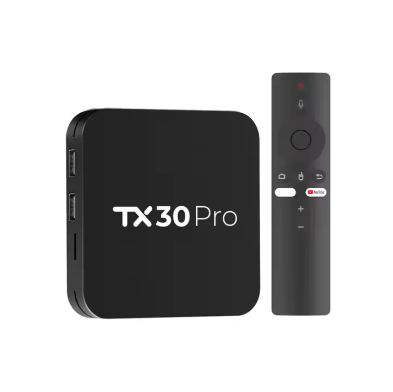 TX30 Pro 12K ULTRA HD Android Smart TV Box Voice Remote